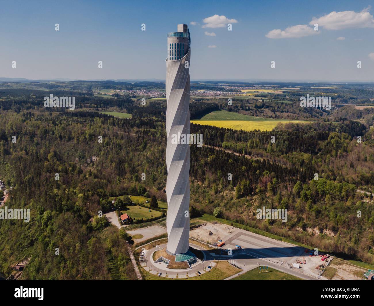 The test tower and the cityscape of Rottweil, Germany Stock Photo - Alamy