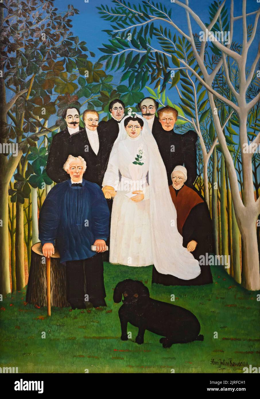 The Wedding, La Noce, Henri Rousseau, 1905, Musee de L'Orangerie, Paris ...