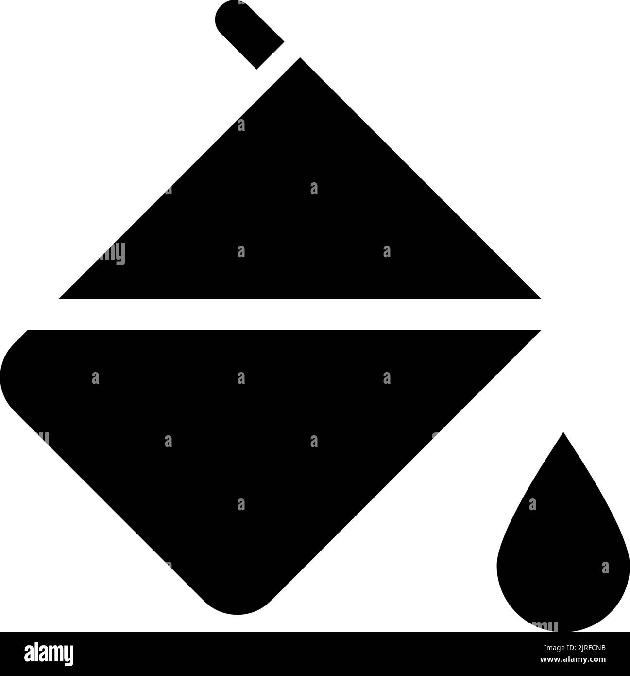 Bucket fill icon Stock Vector Images - Alamy