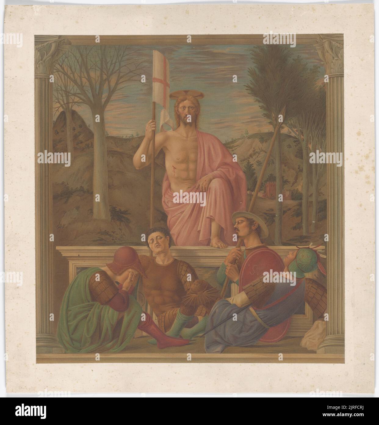 The Resurrection of Christ, 1879, London, by Arundel Society, Piero ...