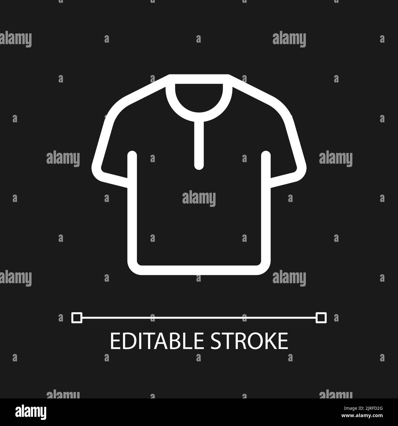 T shirt pixel perfect white linear ui icon for dark theme Stock Vector ... T shirt pixel perfect white linear ui icon for dark theme Stock Vector ...