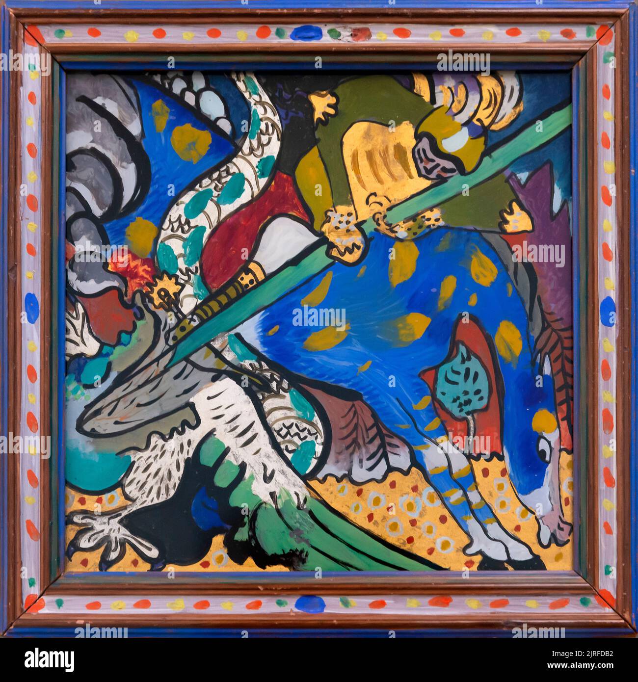 St. George I, Wassily Kandinsky, 1911, Lenbachhaus, Munich, Germany ...