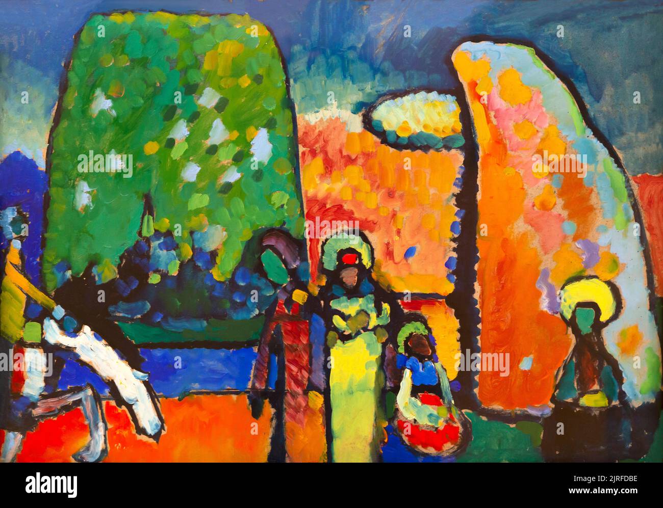 Study for Improvisation No.2 (Funeral March), Wassily Kandinsky, 1909 ...