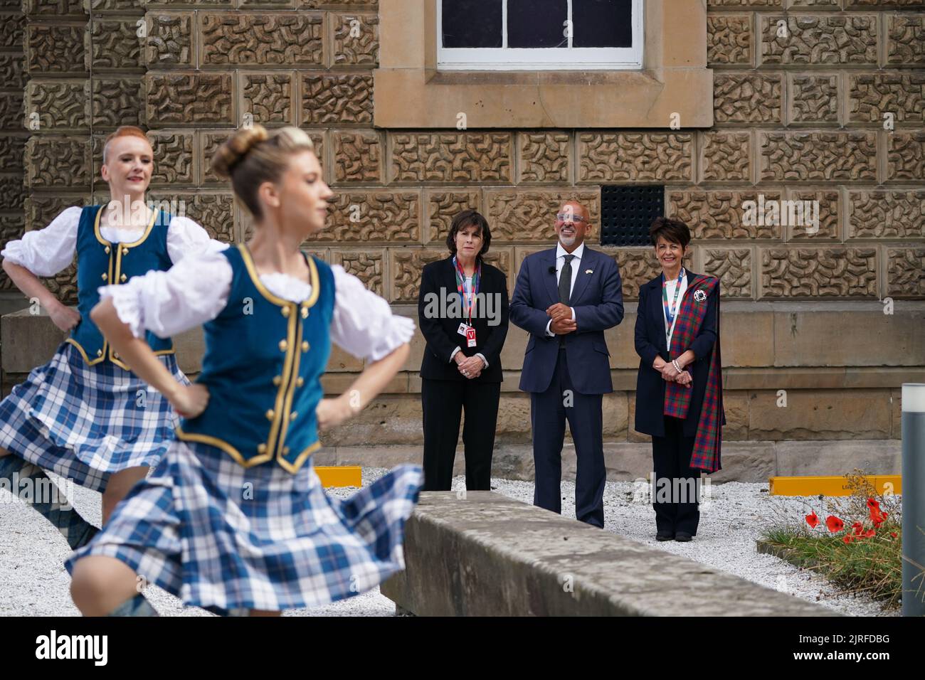 Chancellor of the Exchequer Nadhim Zahawi with Royal Edinburgh Military ...