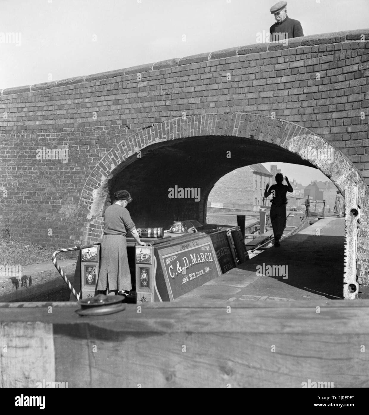 Women Run a Boat- Life on Board the Canal Barge 'heather Bell', 1942 ...