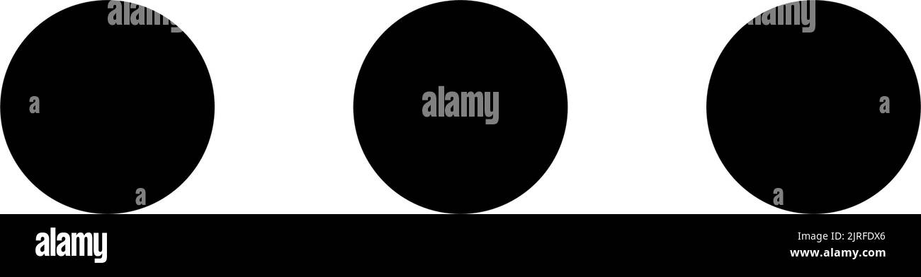 Ellipsis icon Stock Vector Images - Alamy