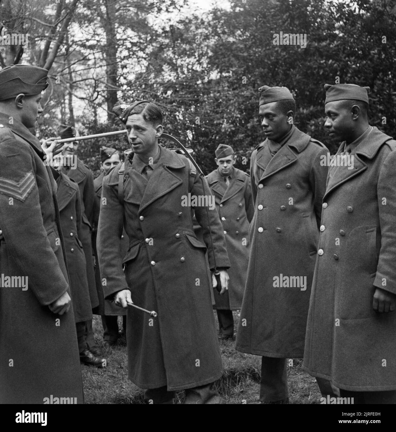 At the British Army School of Hygiene, a sergeant instructor ...