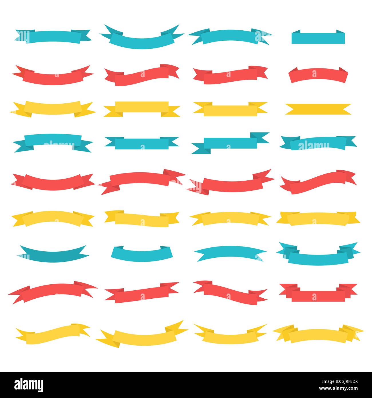 Simple background design color ribbons Cut Out Stock Images & Pictures ...