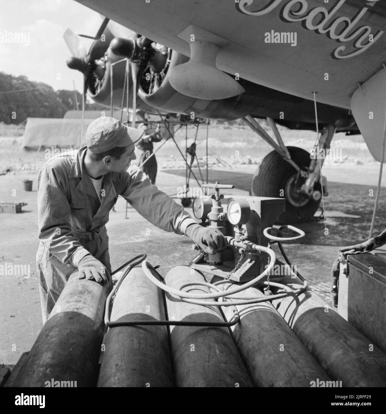 British Equipment at An American Airfield- Anglo-american Co-operation ...