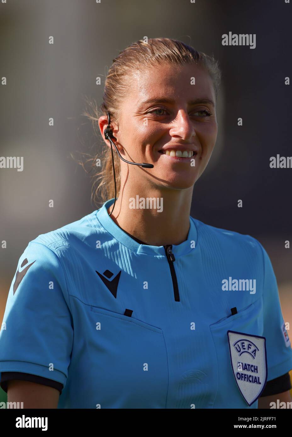 Turin, Italy, 21st August 2022. The referee Ana Maria Alexandra ...