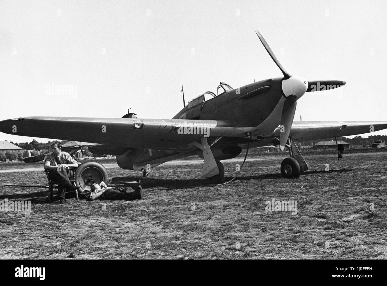 RAF Fighter Command 1940 Hawker Hurricane Mk I P3166 VY-Q, flown by the ...