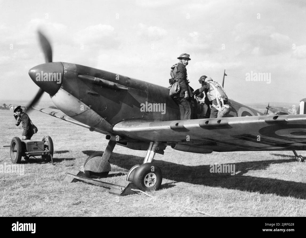 RAF Fighter Command 1940 The CO of No. 66 Squadron RAF, Sqn Ldr Rupert ...
