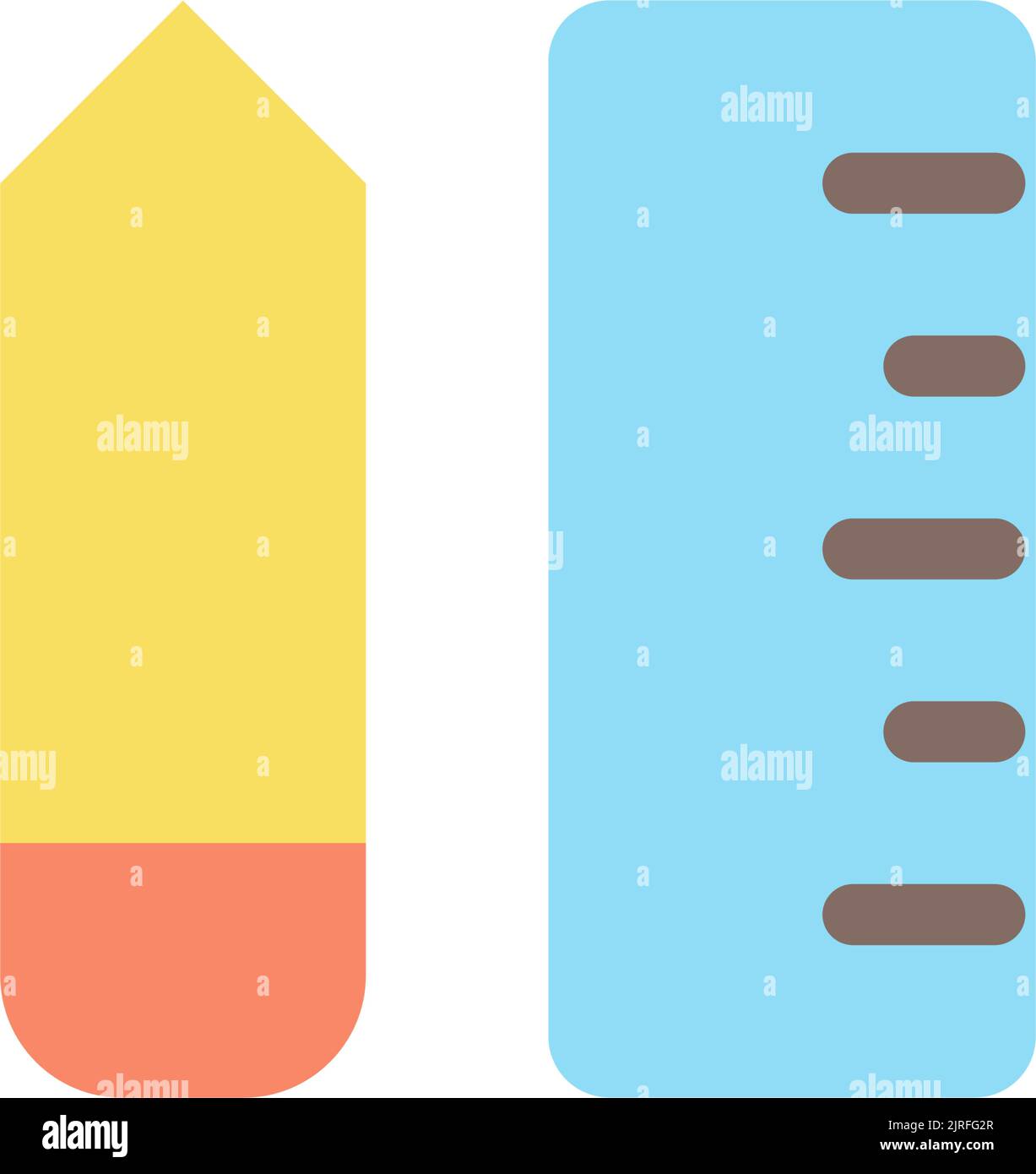 Stationery flat color ui icon Stock Vector Image & Art - Alamy