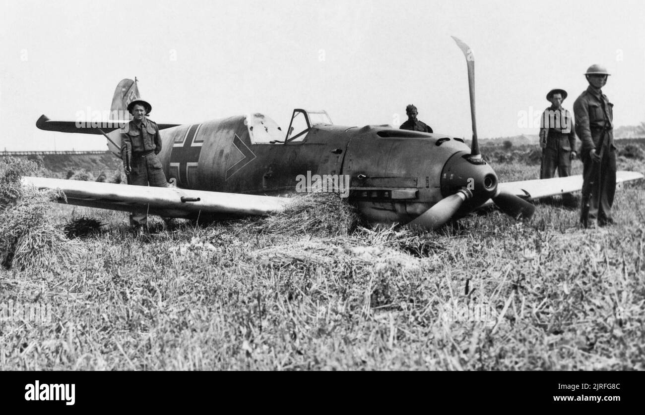 The Battle of Britain Messerschmitt Bf 109E-1 of Oberleutnant Paul ...