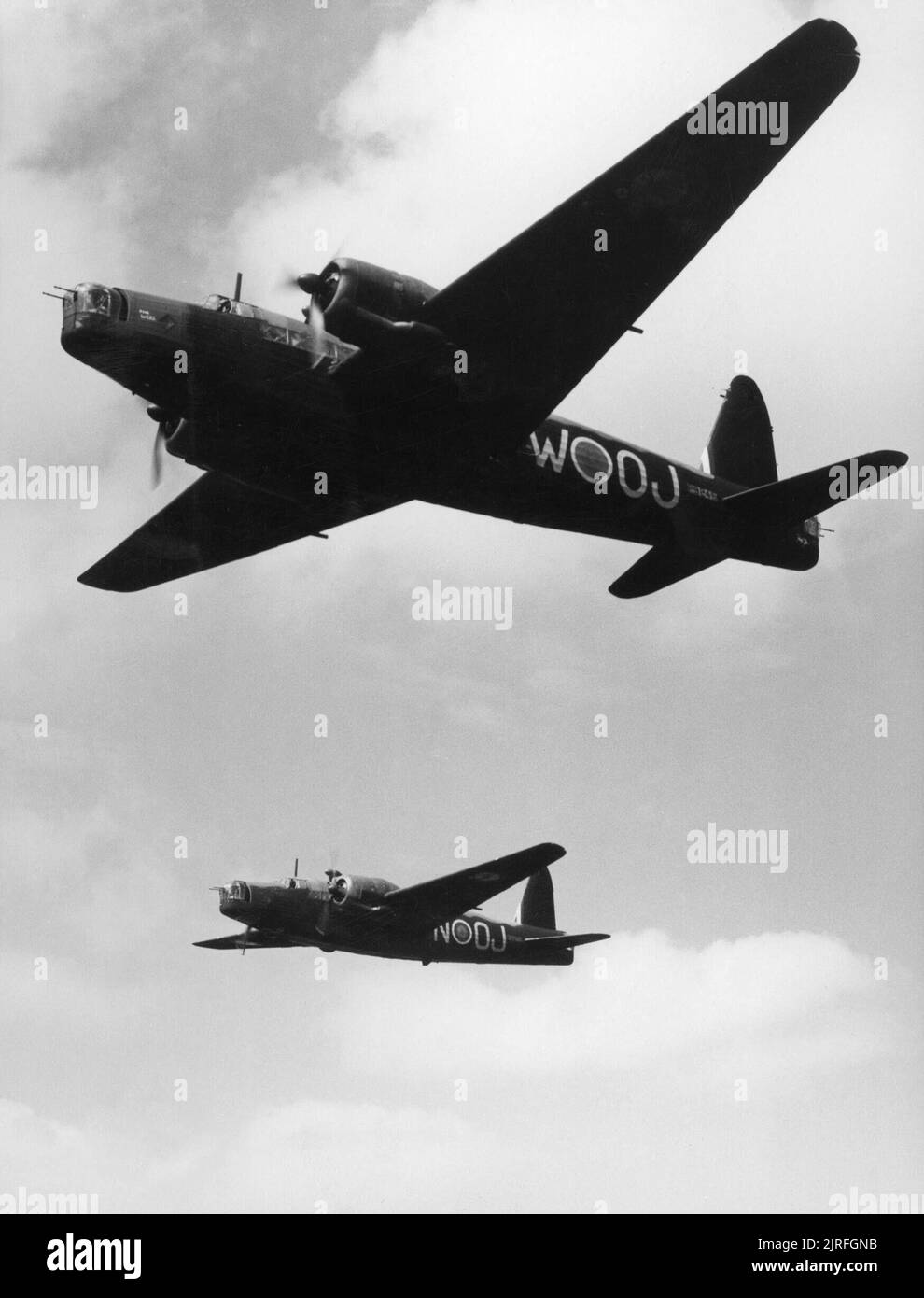 RAF Bomber Command 1940 Vickers Wellington Mk IC bombers of No. 149 ...