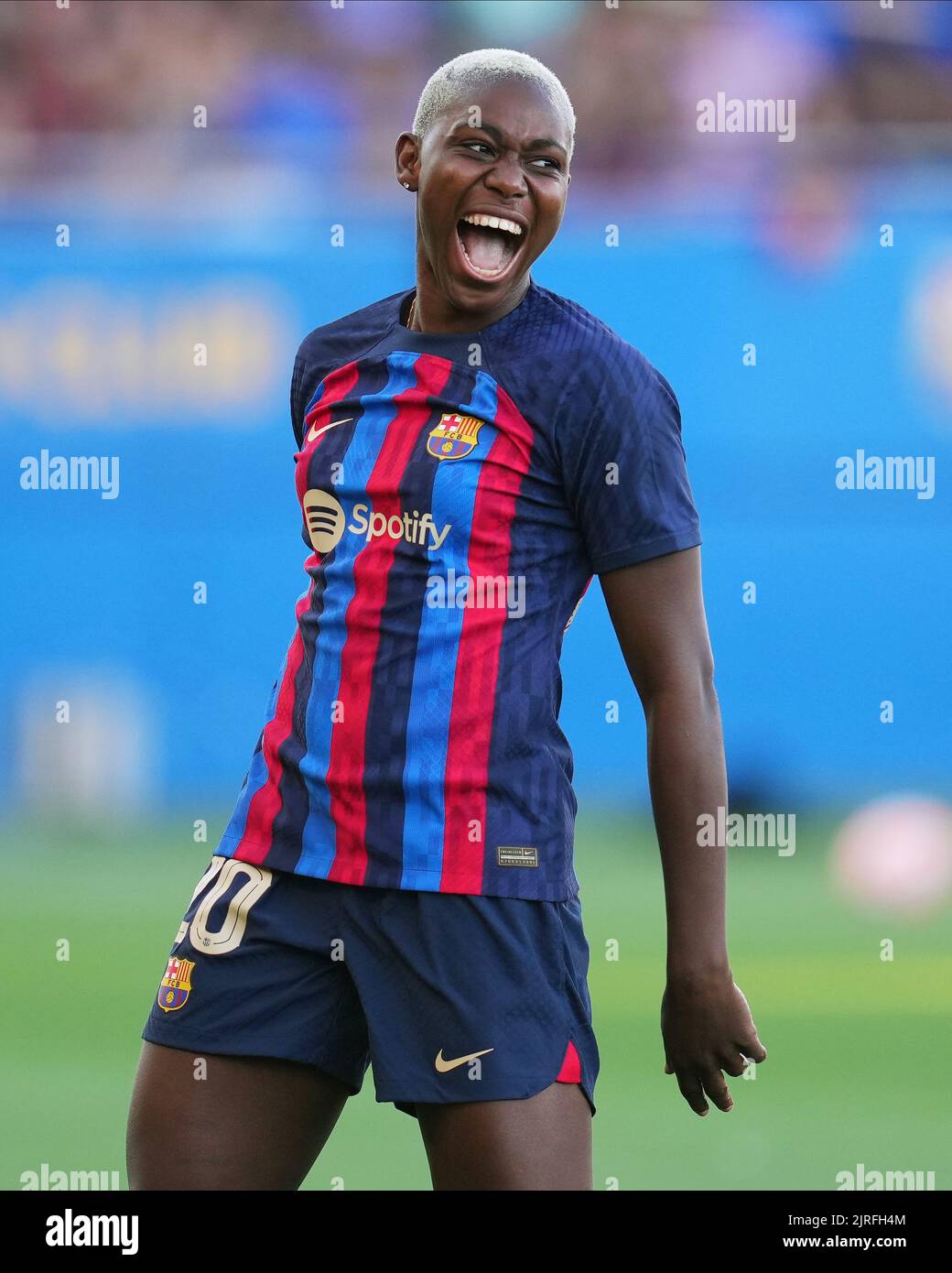 Asista Oshoala of FC Barcelona during the Joan Gamper Womens trophy ...