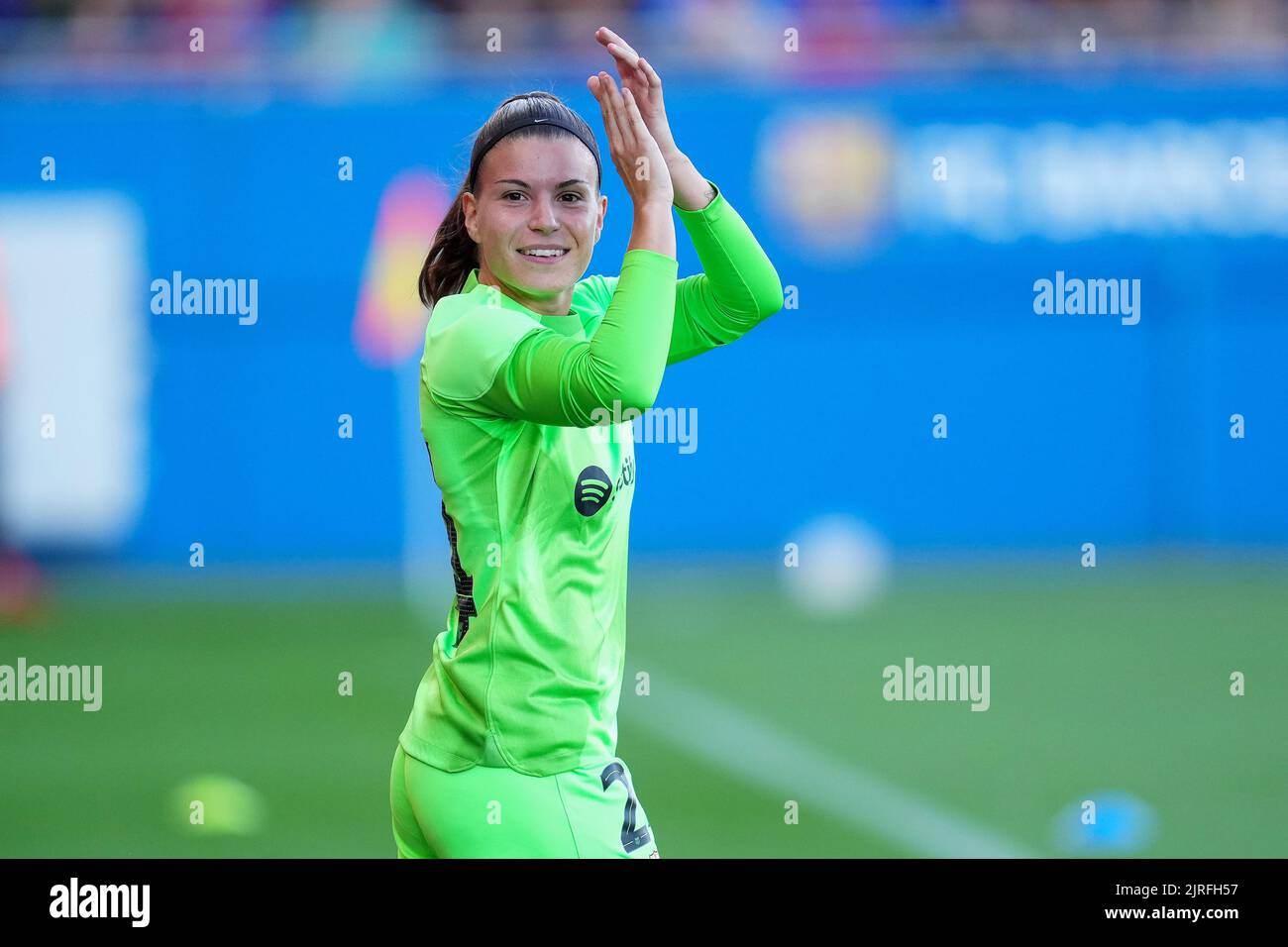 Gemma Font of FC Barcelona during the Joan Gamper Womens trophy match ...