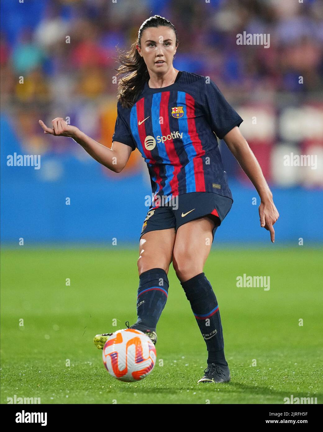 Syrstad Engen of FC Barcelona during the Joan Gamper Womens trophy ...