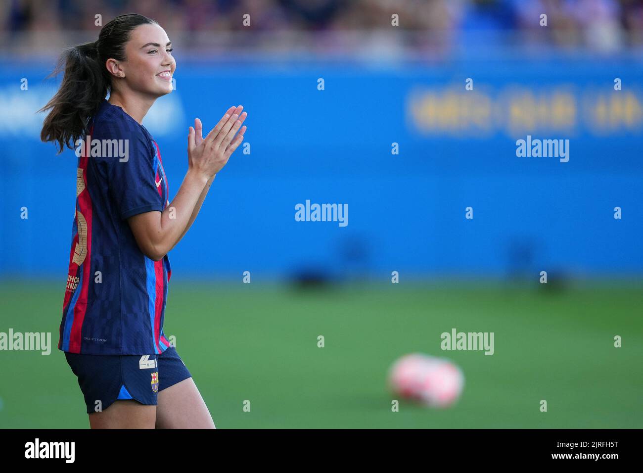 Syrstad Engen of FC Barcelona during the Joan Gamper Womens trophy ...