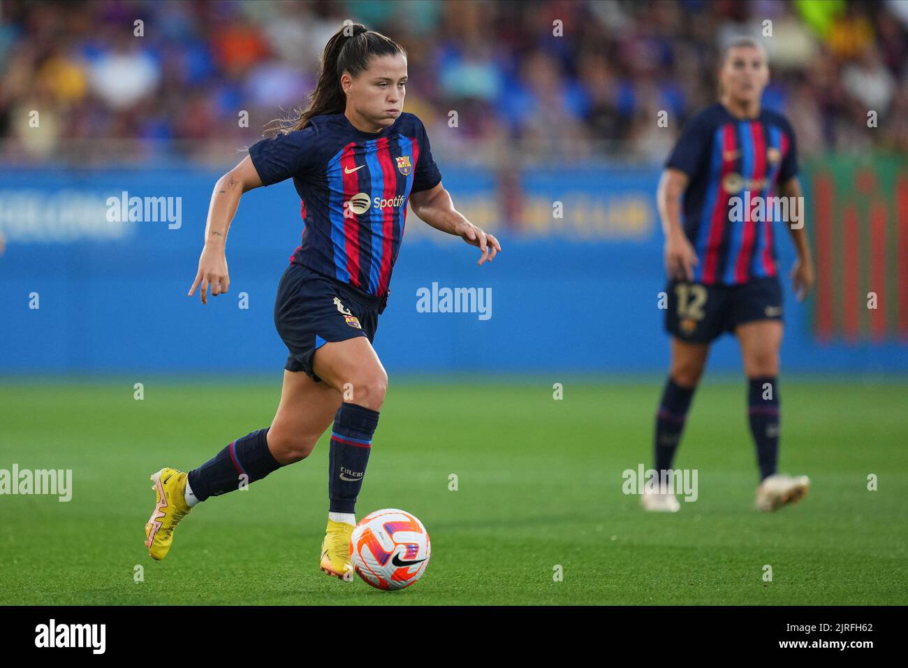 Claudia Pina of FC Barcelona during the Joan Gamper Womens trophy match ...