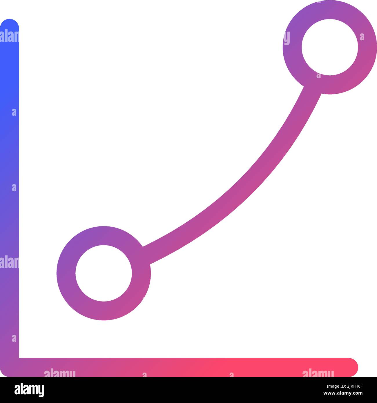 Curves tool pixel perfect gradient linear ui icon Stock Vector Image & Art - Alamy
