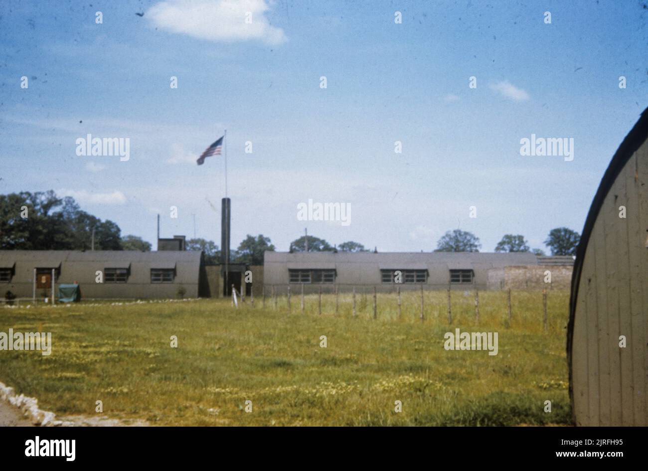Nissen hut Station headquarters of the 94th Bomb Group at Bury St ...