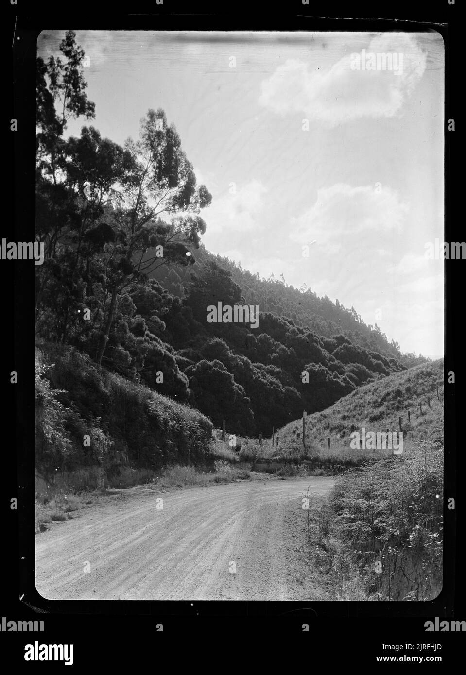 Country road, by J.W. Chapman-Taylor Stock Photo - Alamy
