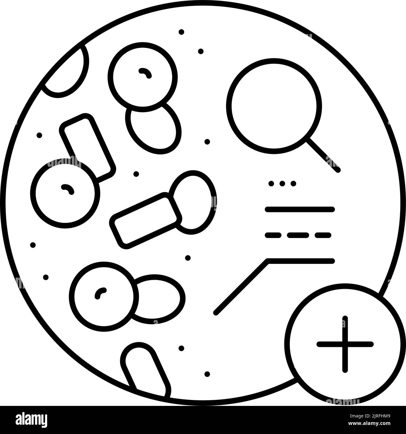 blood count health check line icon vector illustration Stock Vector ...