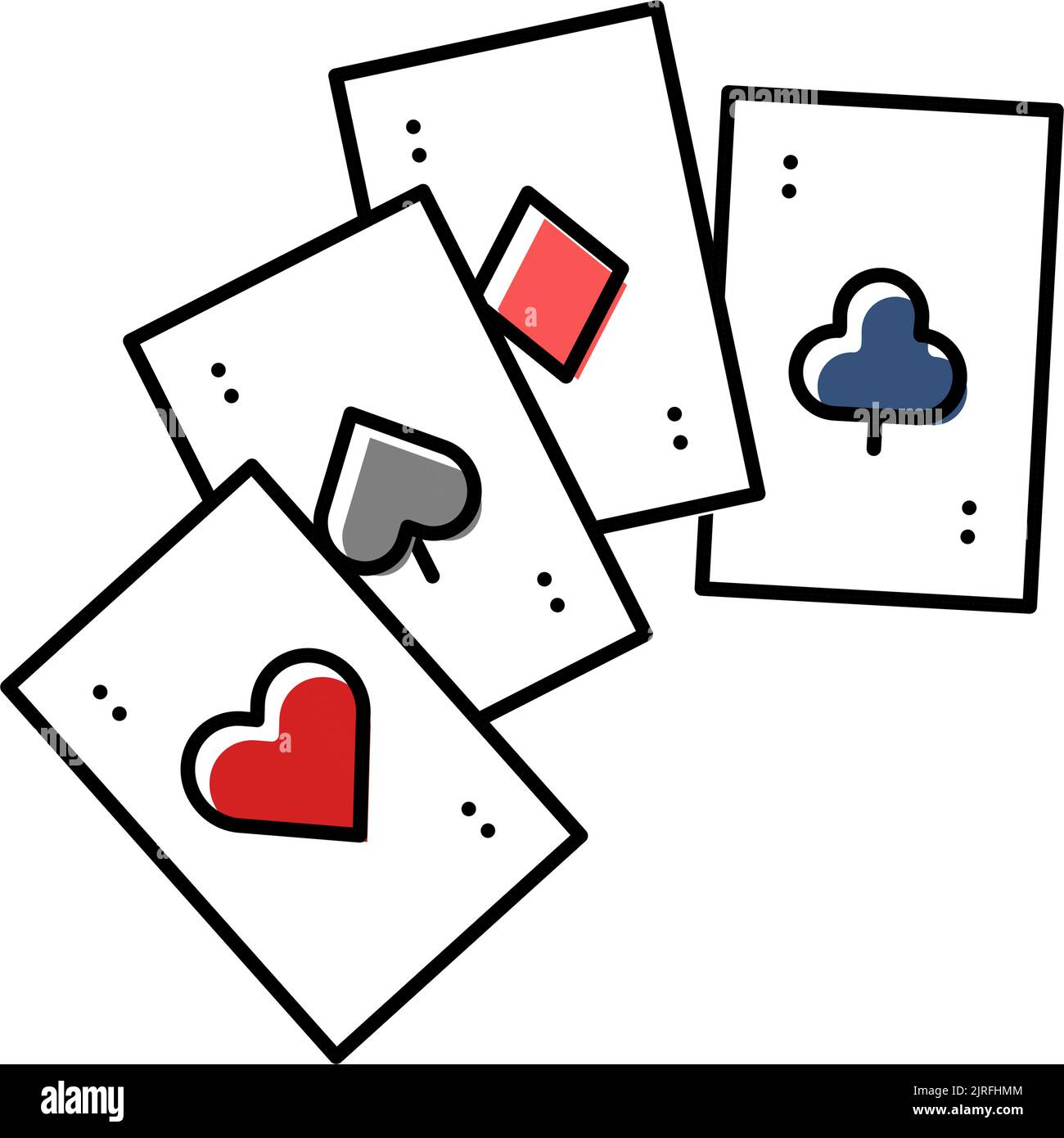 card slot game color icon vector illustration Stock Vector Image & Art ...
