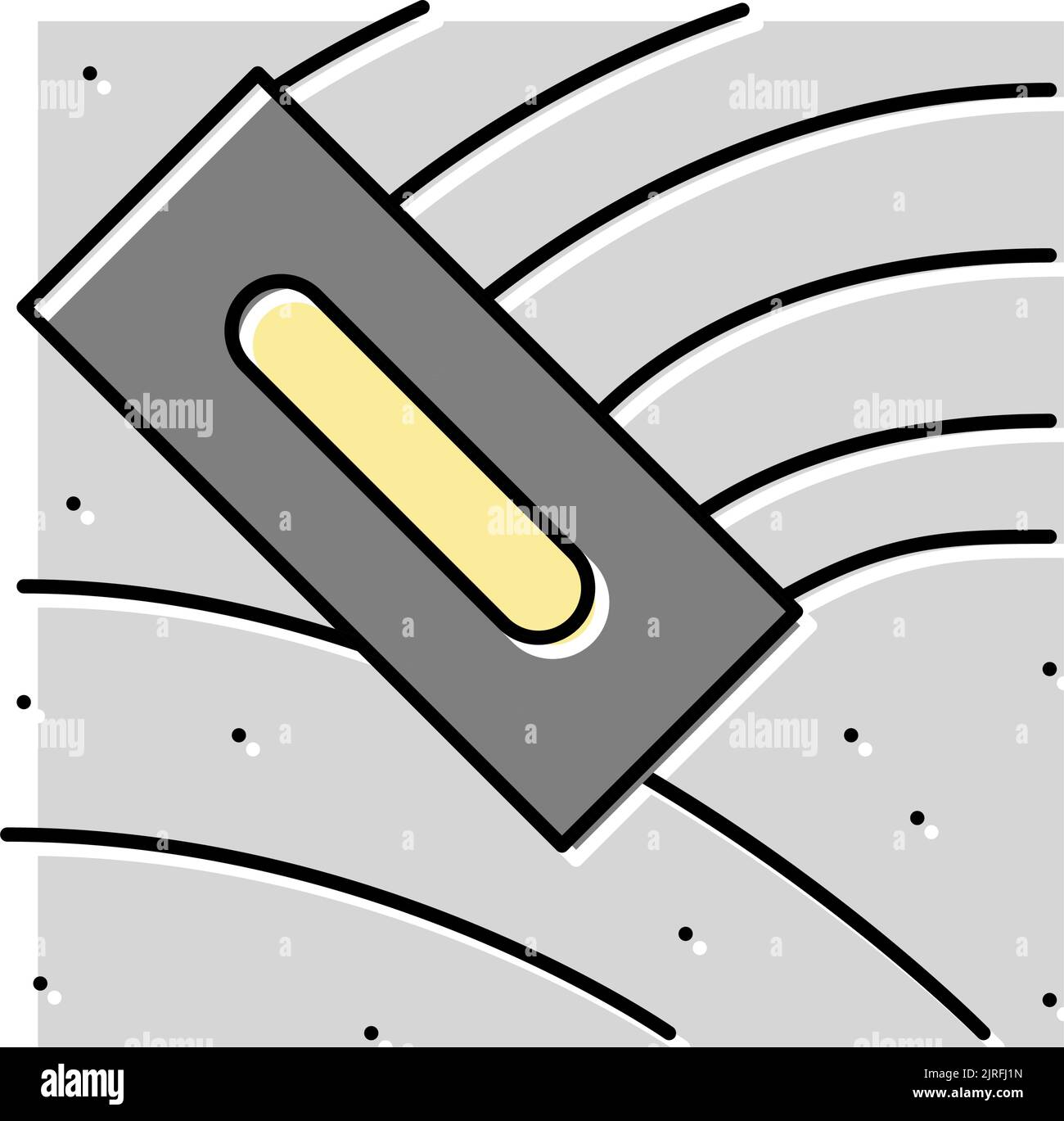 wall putty color icon vector illustration Stock Vector Image & Art - Alamy