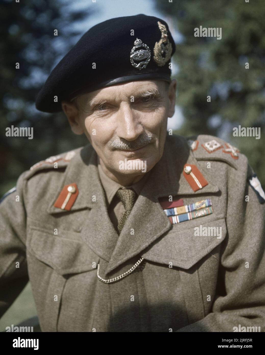 General Sir Bernard Montgomery in England, 1943 Stock Photo - Alamy