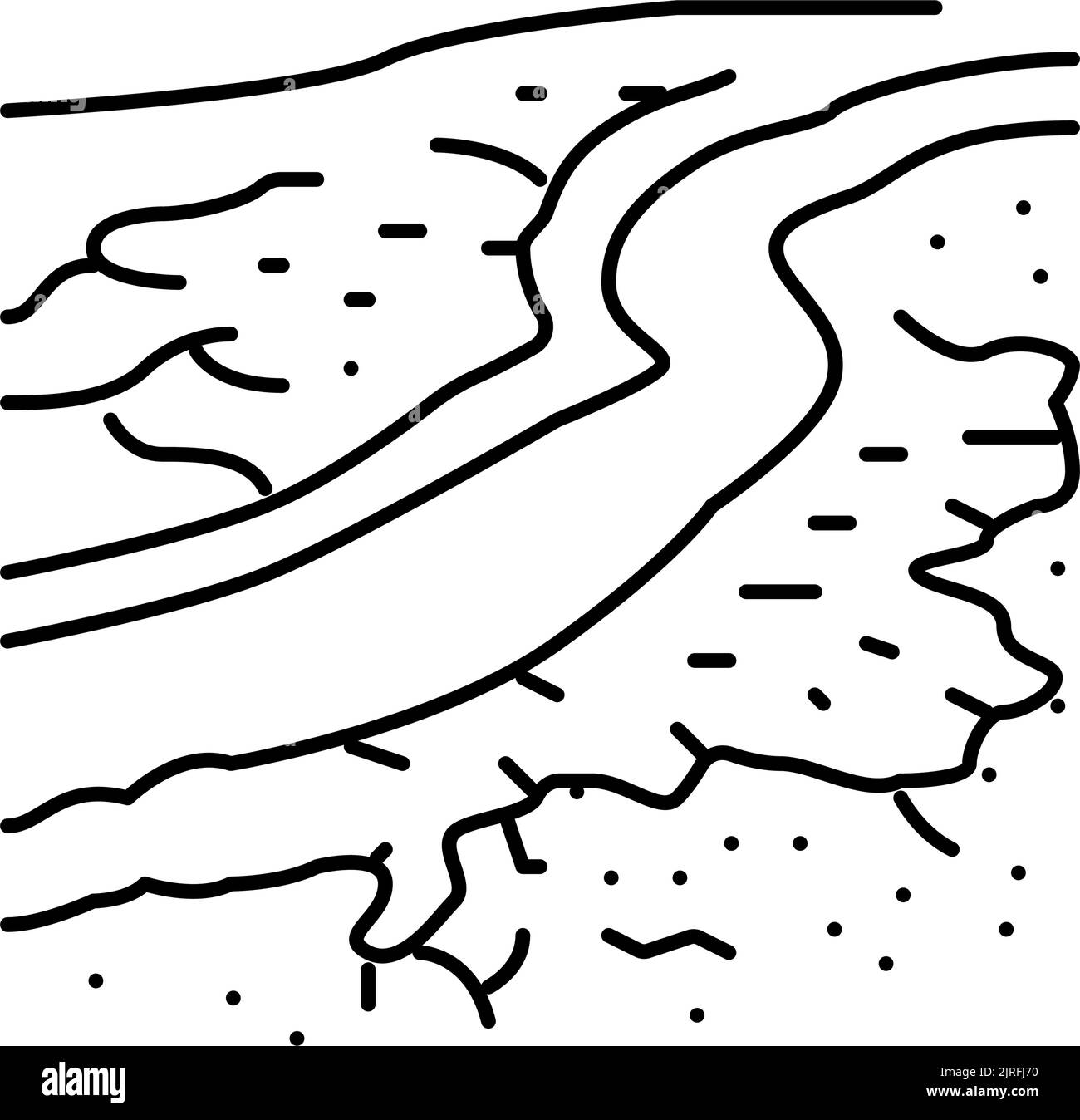 great barrier reef line icon vector illustration Stock Vector Image ...