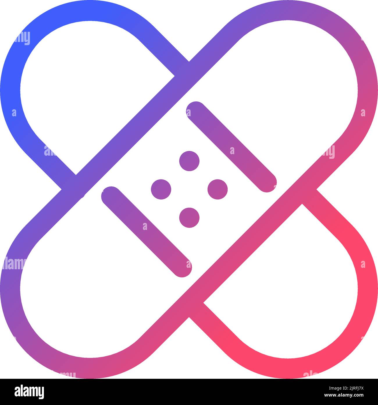 Healing patch pixel perfect gradient linear ui icon Stock Vector Image ... Healing patch pixel perfect gradient linear ui icon Stock Vector Image ...