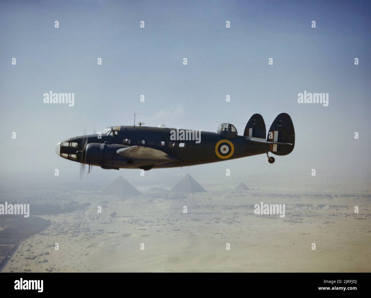 A Royal Air Force Lockheed Hudson VI aircraft (s/n AE626) of the Middle ...