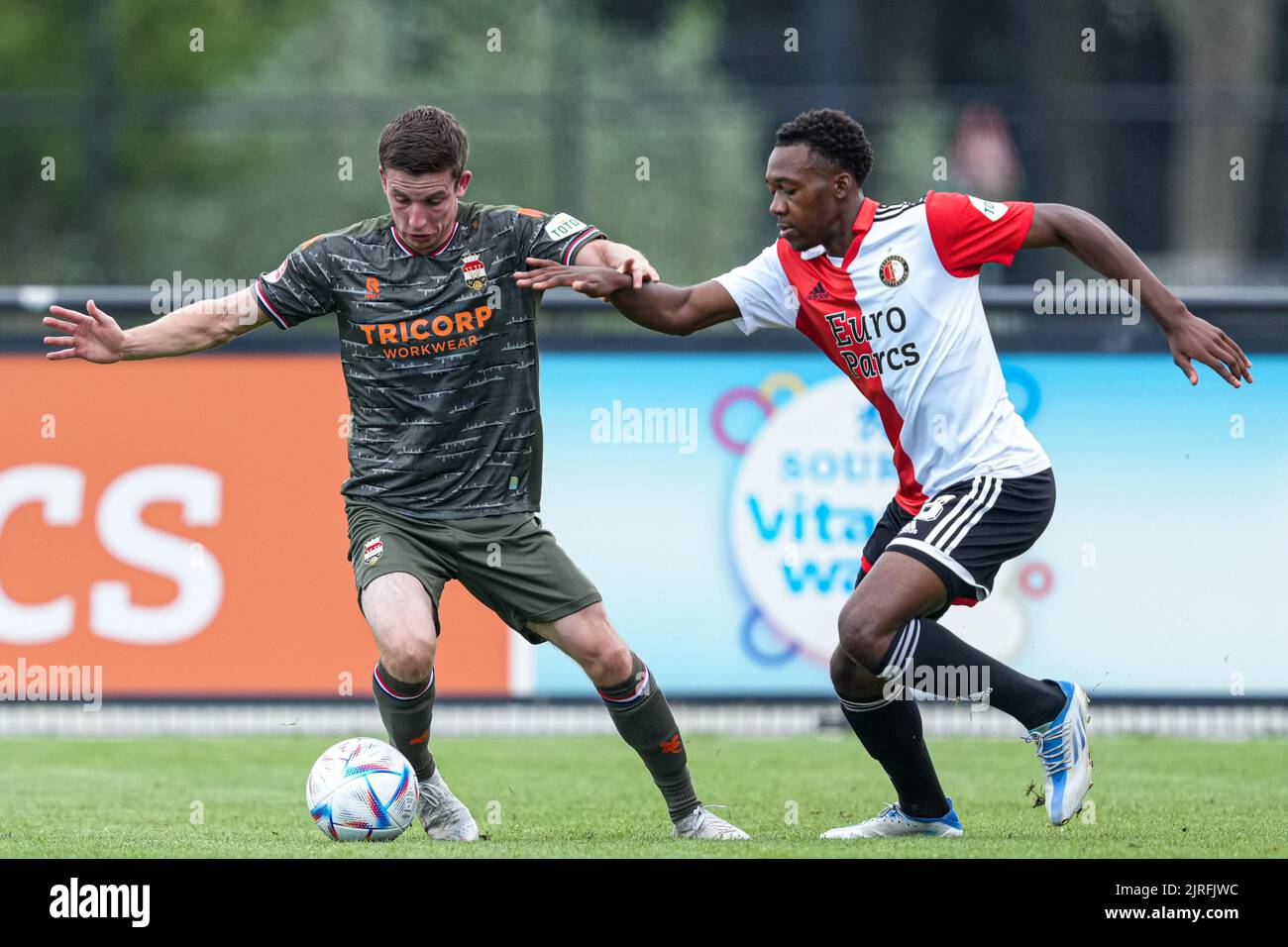ROTTERDAM, NETHERLANDS - AUGUST 24: Nick Doodeman of Willem II, Antoni ...