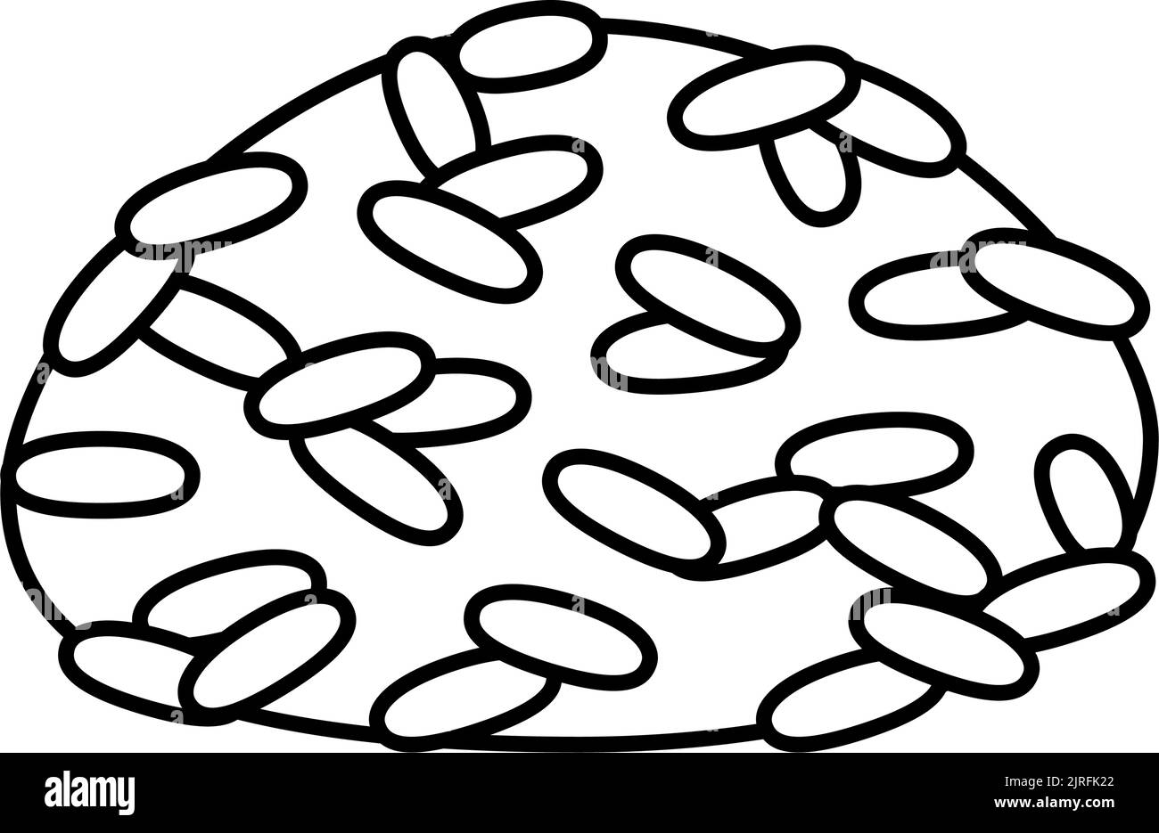 wild rice line icon vector illustration Stock Vector Image & Art - Alamy