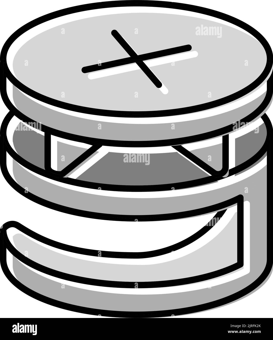 screw fast mounting assembly color icon vector illustration Stock ...