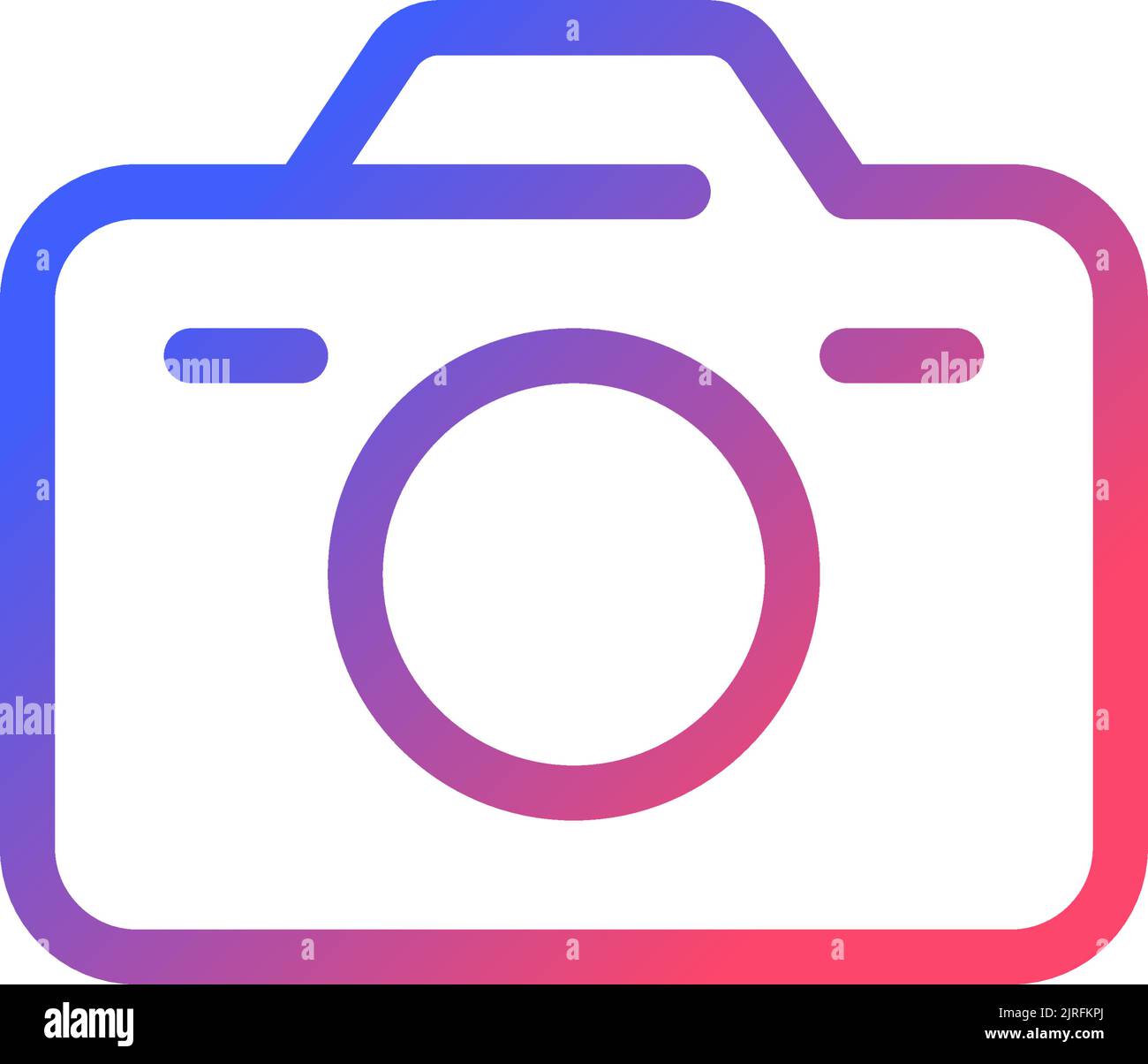 Camera Pixel Perfect Gradient Linear Ui Icon Stock Vector Image And Art