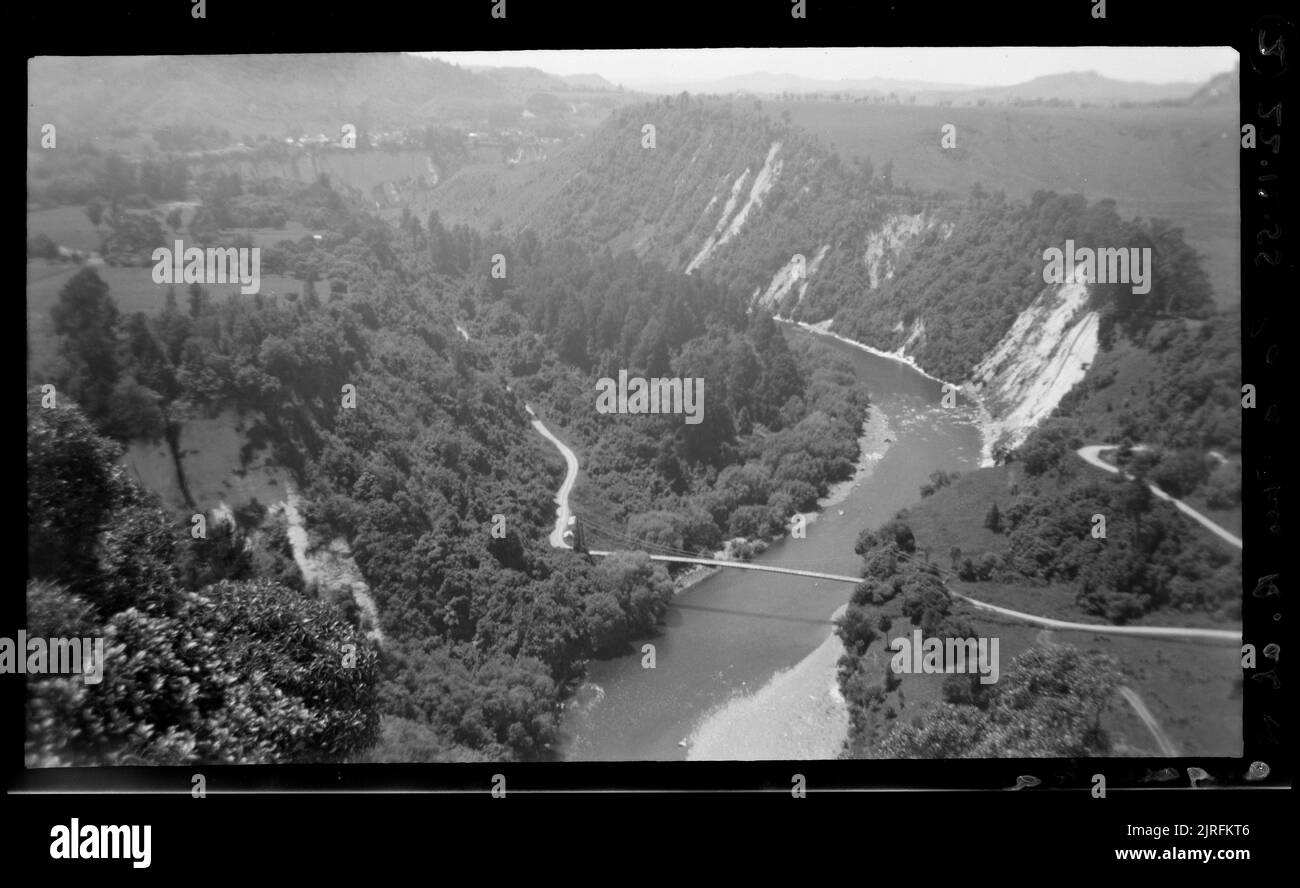 Rangitikei River, Mangaweka, 22 December 1955, by Leslie Adkin Stock ...