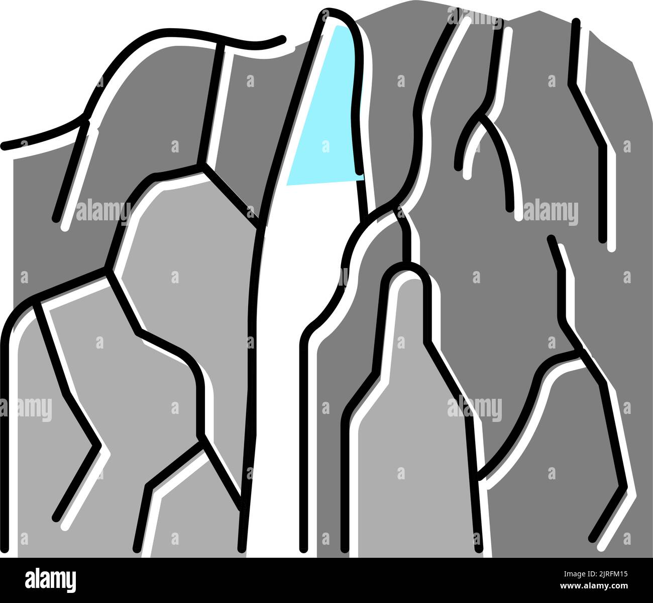 angel falls color icon vector illustration Stock Vector Image & Art - Alamy