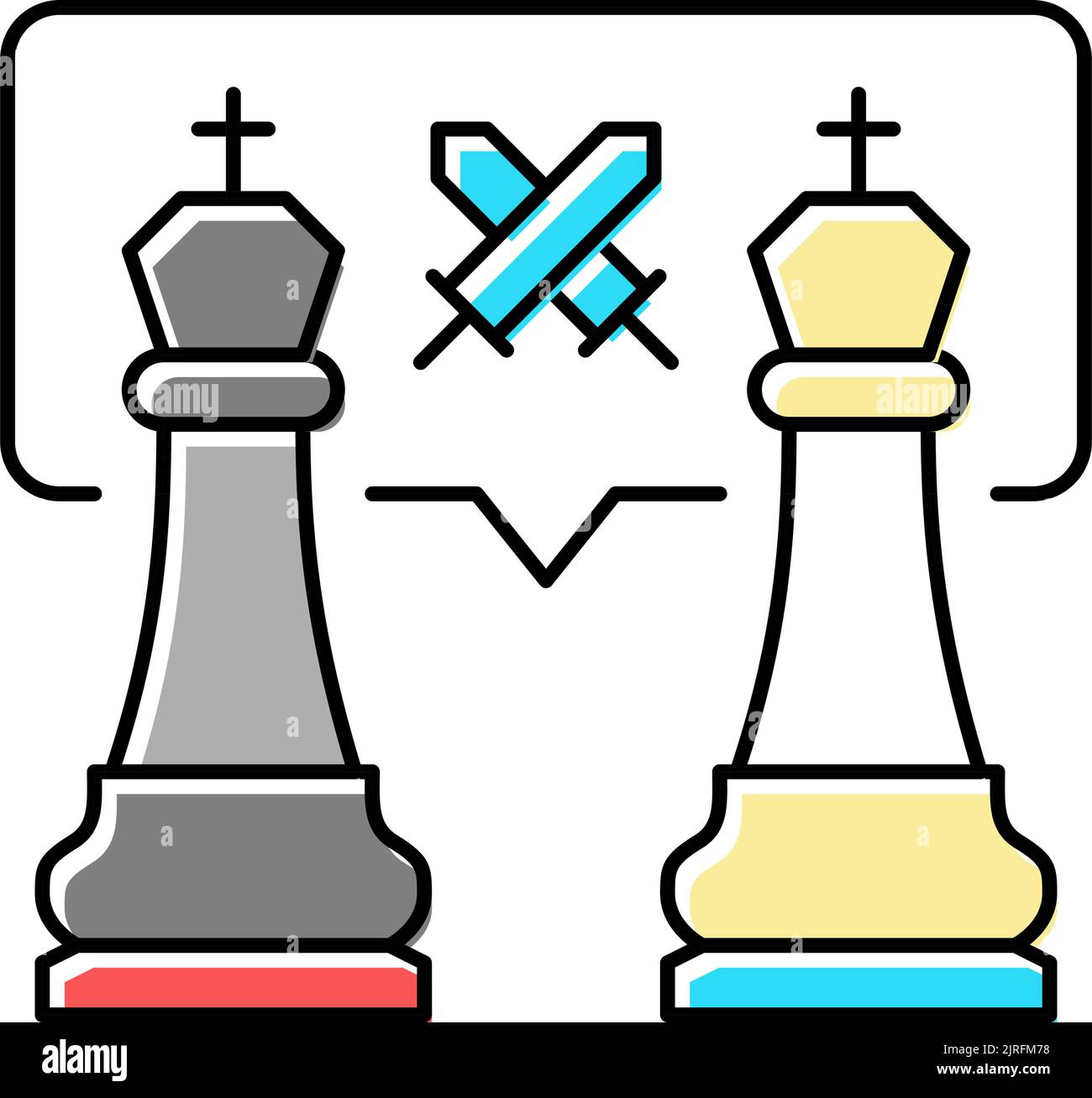 battle game color icon vector illustration Stock Vector Image & Art - Alamy