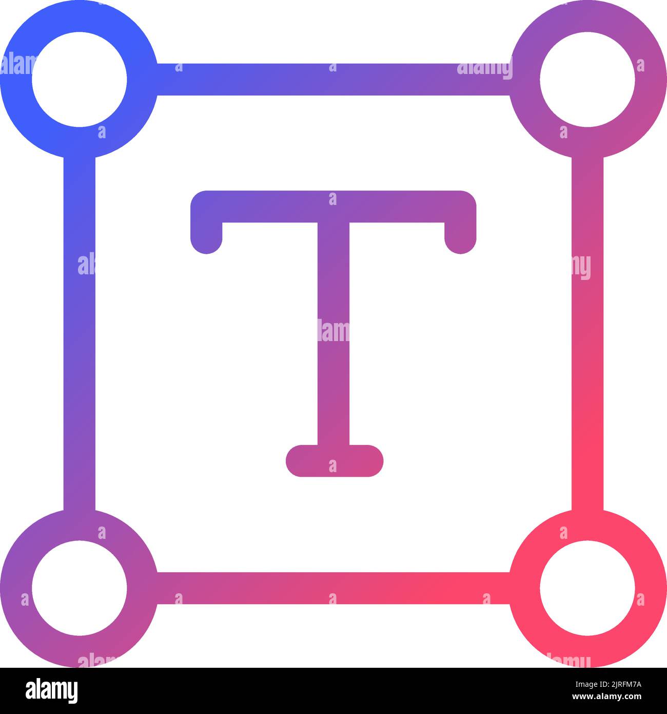 Text pixel perfect gradient linear ui icon Stock Vector Image & Art - Alamy