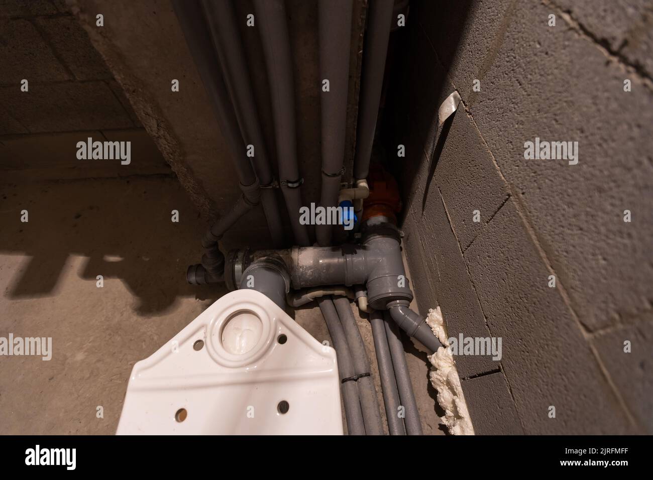 Circuit breaker in electric room . Electrical background Stock Photo ...