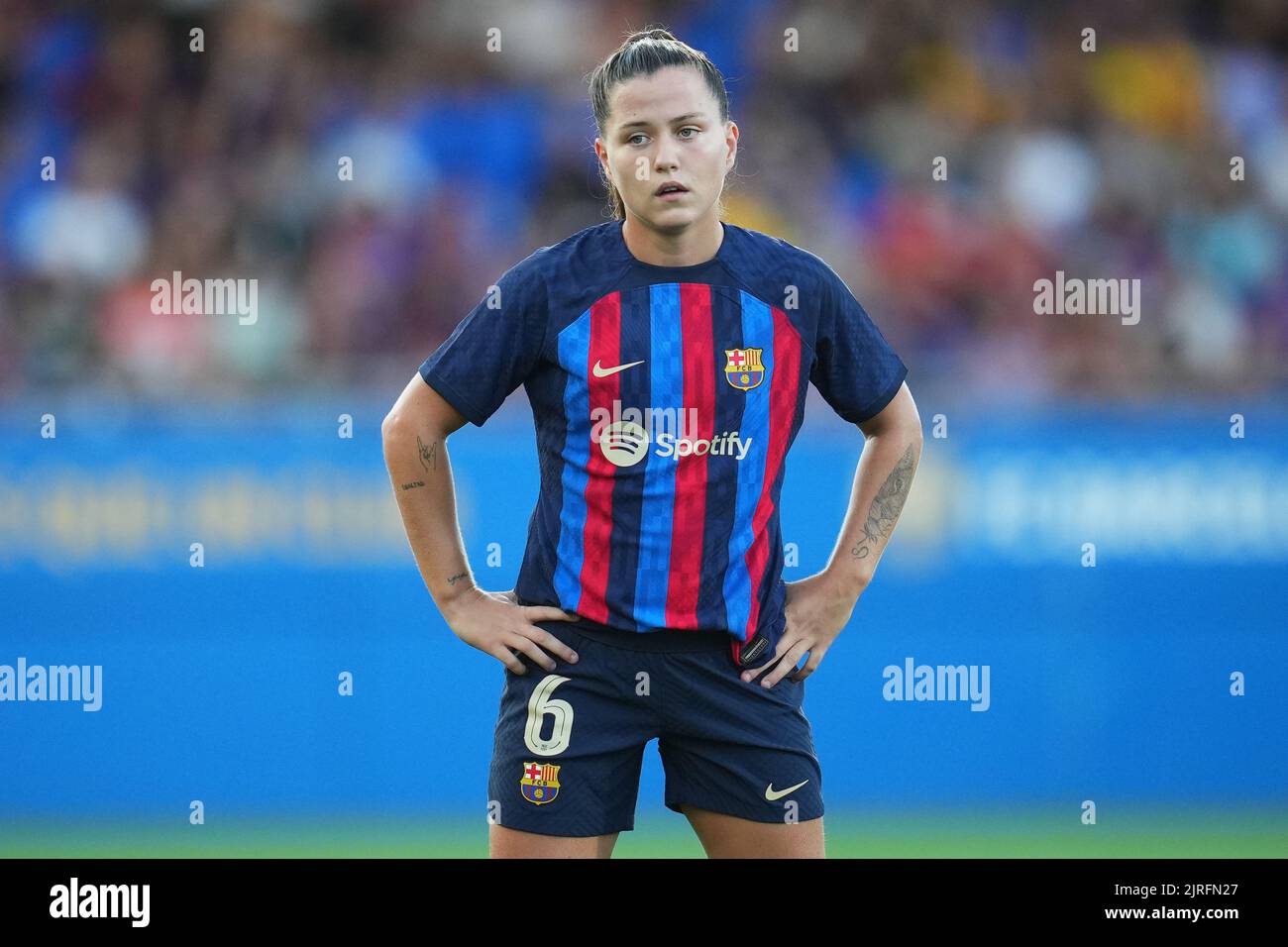 Claudia Pina of FC Barcelona during the Joan Gamper Womens trophy match ...