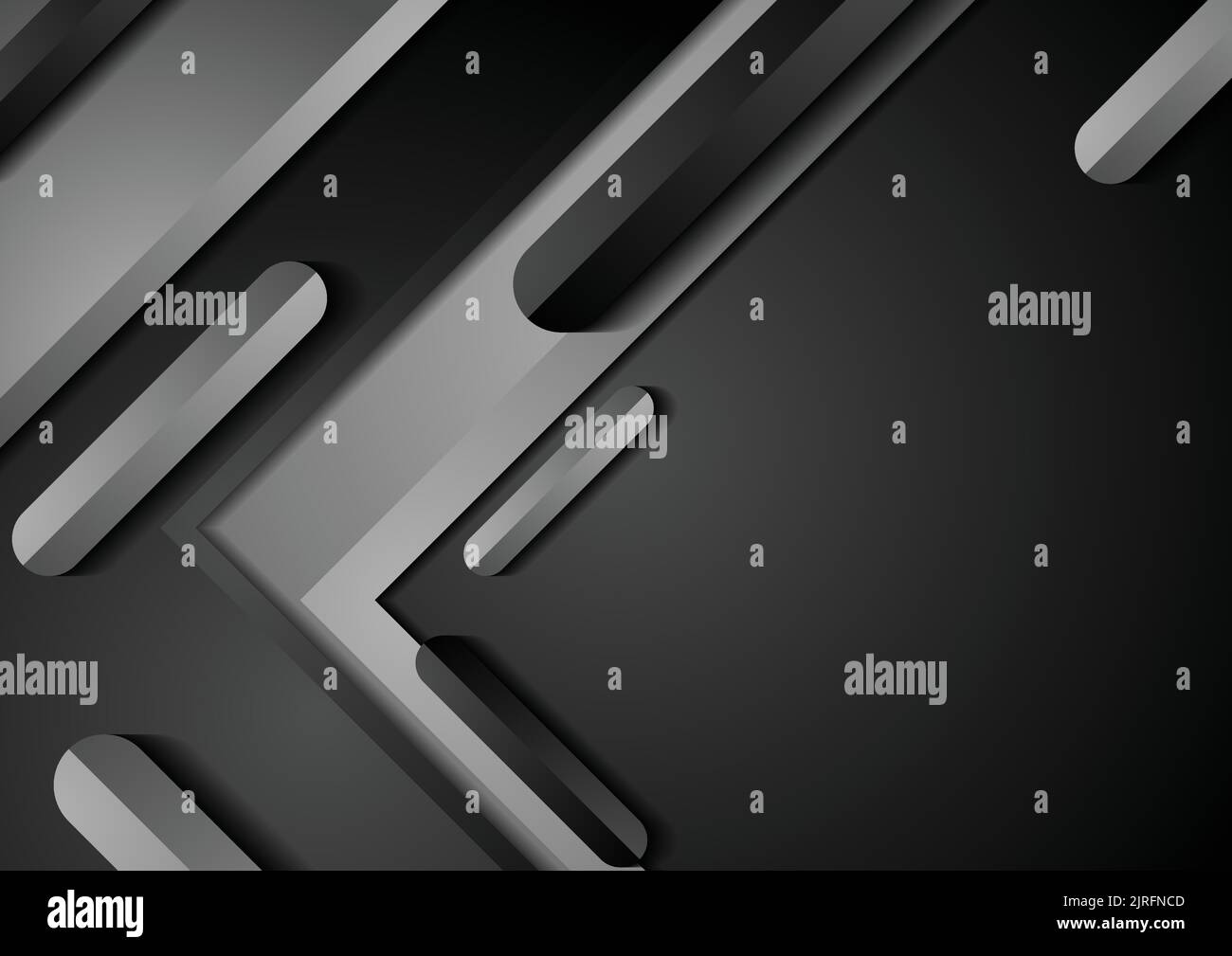 Black and grey abstract technology corporate background . Vector ...