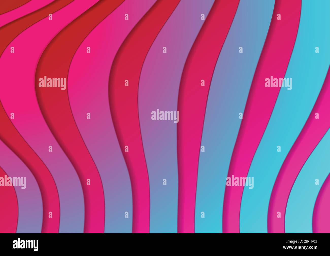 Abstract holographic corporate wavy stripes background. Vector design ...