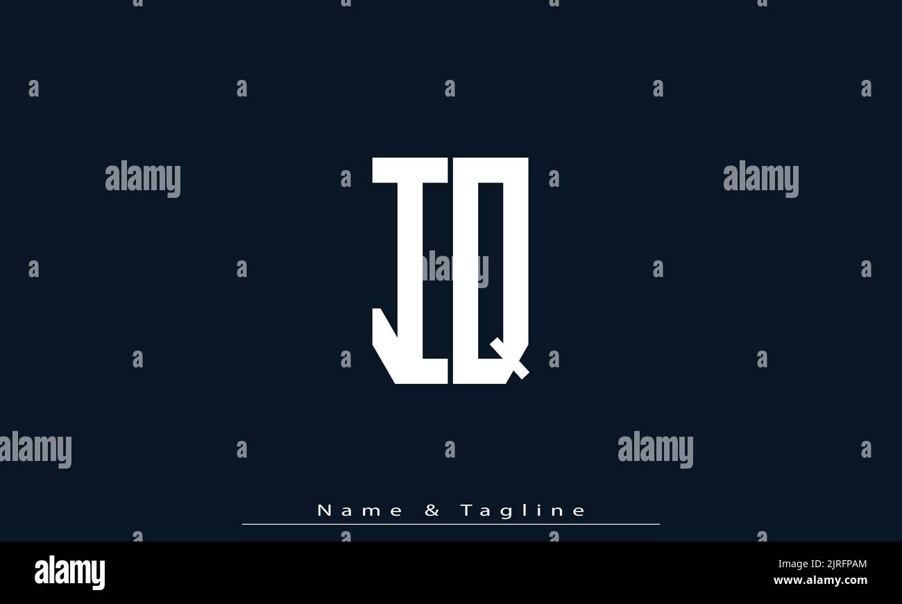 Alphabet letters Initials Monogram logo IQ , QI Stock Vector Image ...