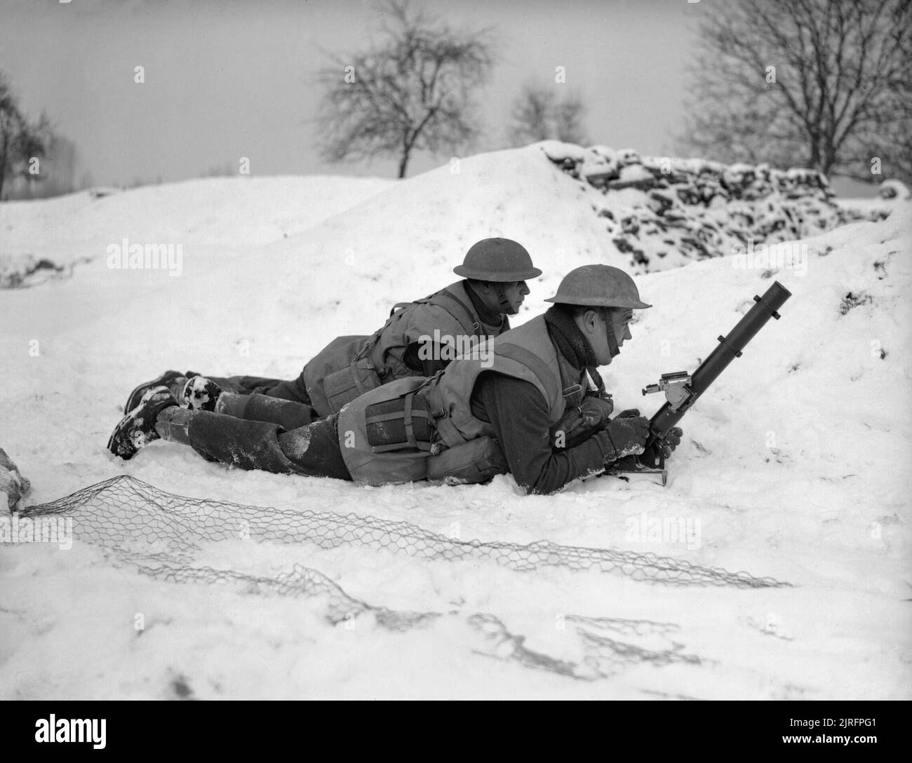 The British Army in France 1940 2-inch mortar section of the 2nd ...