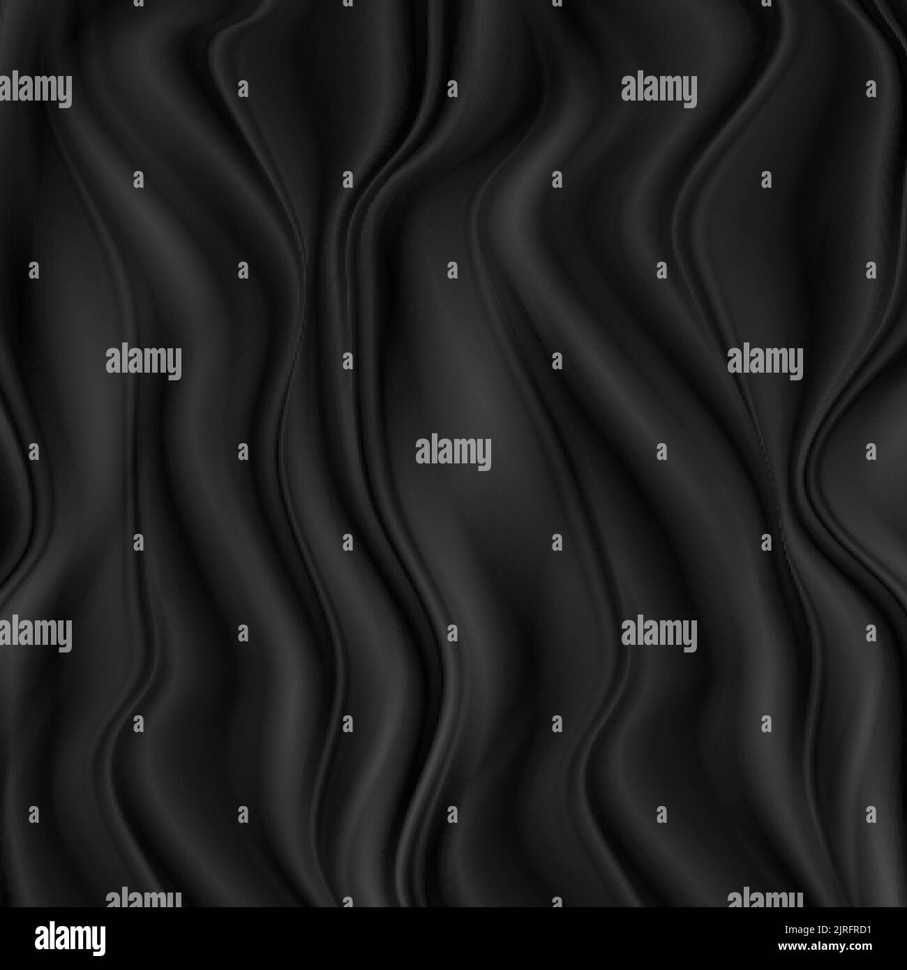 Black soft curved waves abstract background. Vector dark design Stock ...