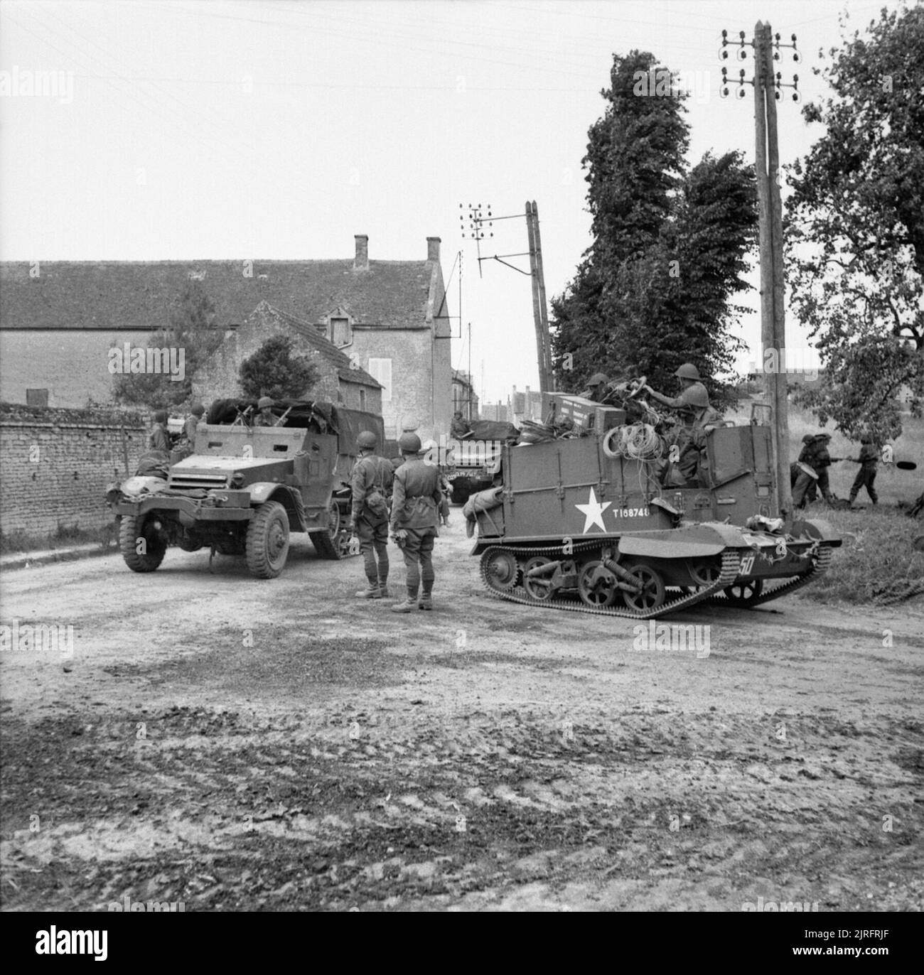 The British Army in Normandy 1944 A Universal carrier with wading ...
